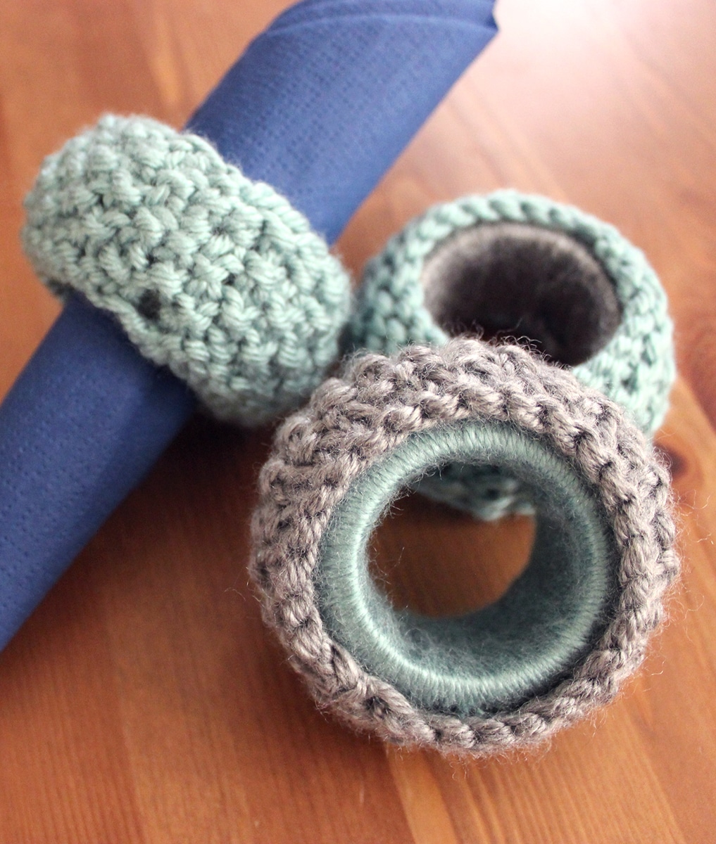 How to Knit Napkin Rings in Seed Stitch - Studio Knit