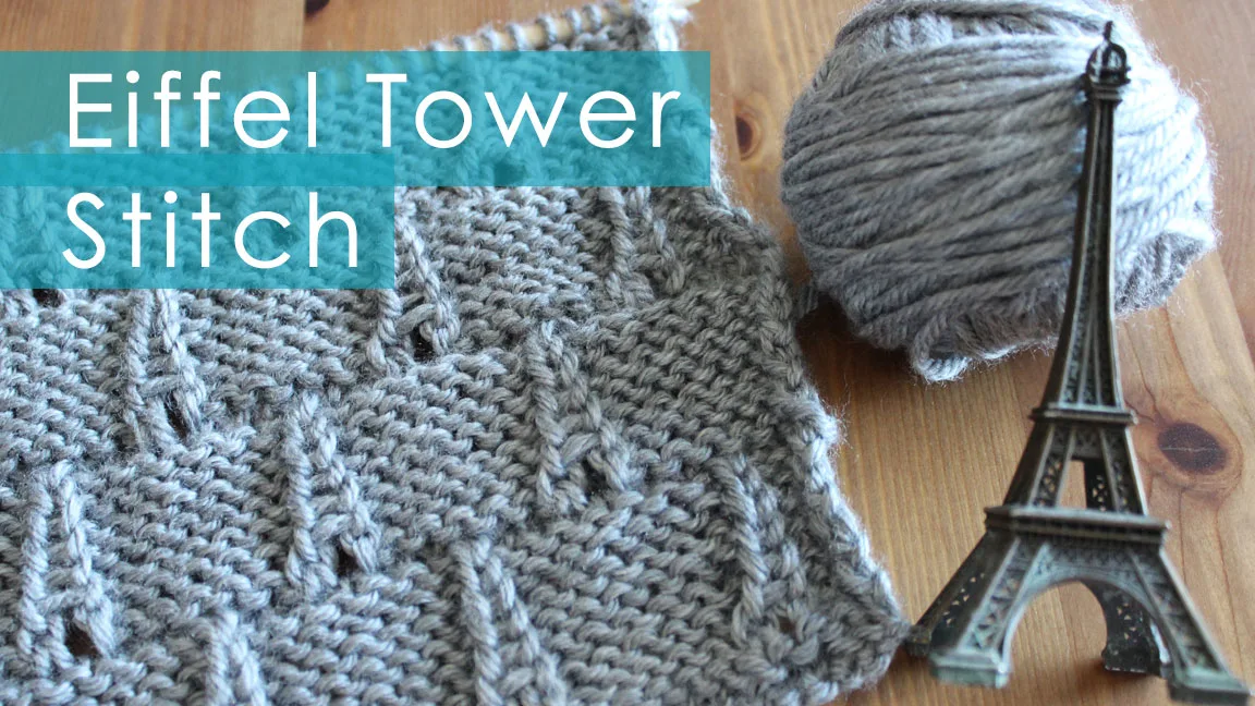 Eiffel Tower Stitch Knitting Pattern – Studio Knit