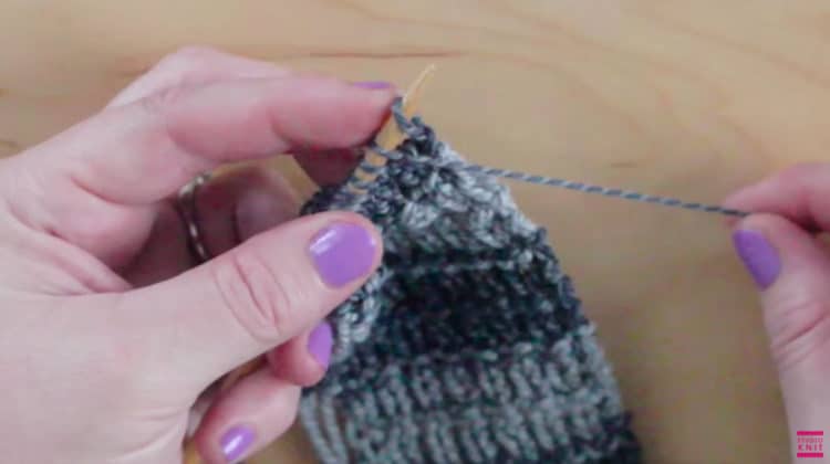 How to Slip Stitch Knitting Edge - Studio Knit