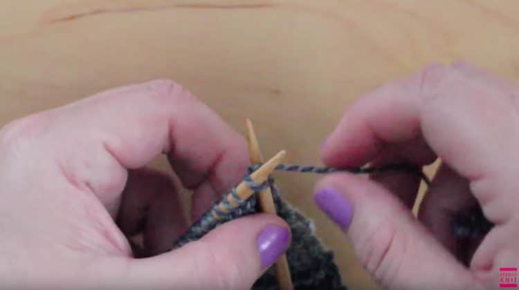 How to Slip Stitch Knitting Edge - Studio Knit