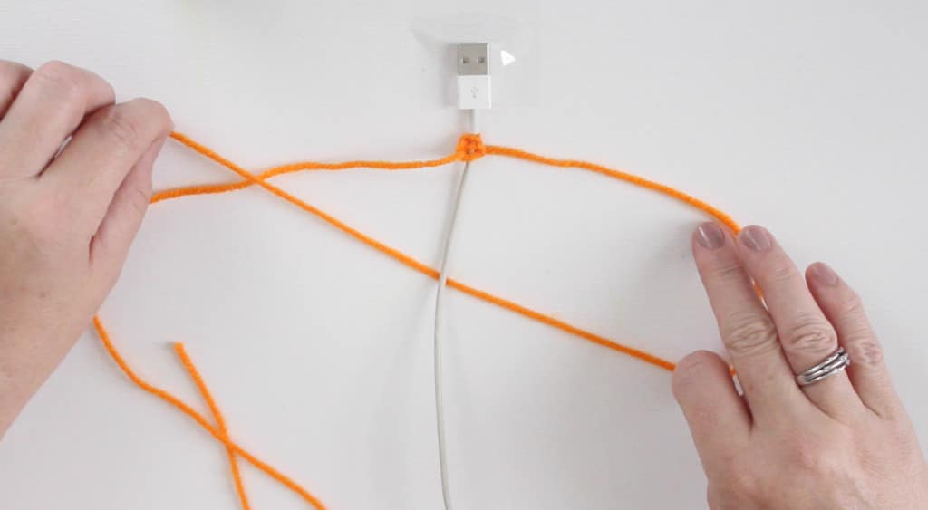 Yarn-Wrapped Phone Cords: Easy Chinese Staircase Knot - Studio Knit