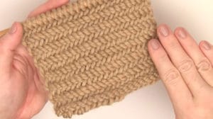 Herringbone Stitch Cable Knitting Pattern - Studio Knit