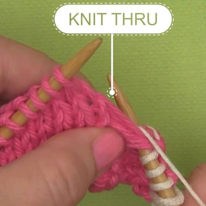 How to Knit Below Technique - Studio Knit