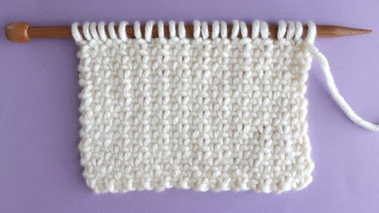 Linen Stitch Knitting Pattern - Studio Knit