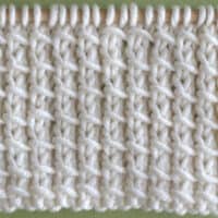 Bamboo Stitch Knitting Pattern: Easy 2-Row Repeat | Studio Knit