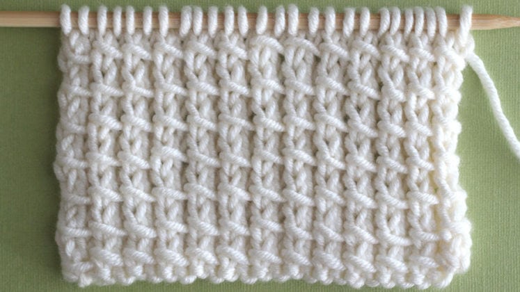 Bamboo Stitch Knitting Pattern - Studio Knit