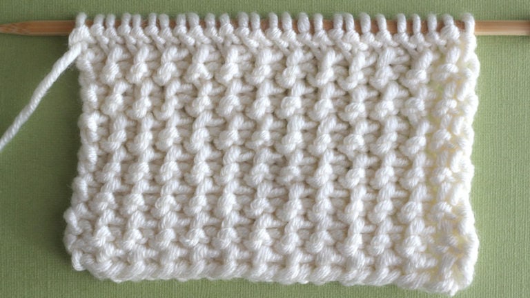 Bamboo Stitch Knitting Pattern - Studio Knit