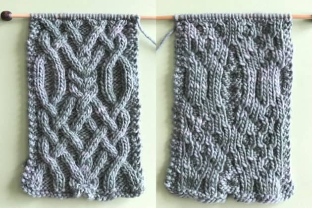 Fancy Celtic Cable Knitting Pattern - Studio Knit