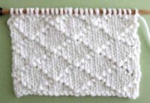 Parallelogram Stitch (Knitting Pattern) | Studio Knit