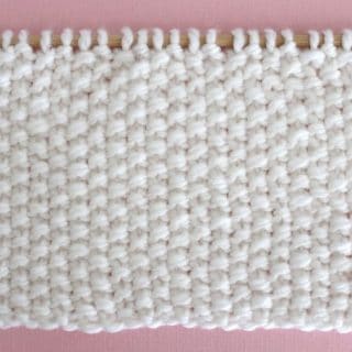 Easiest Seed Stitch Knitting Pattern for Beginners | Studio Knit