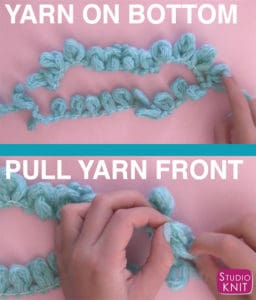 How to Hand Knit with Loop Yarn - Studio Knit
