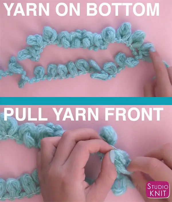 How to Hand Knit with Loop Yarn - Studio Knit