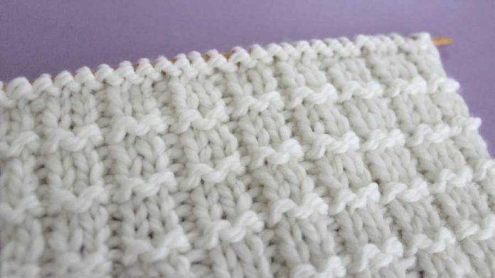 Pique Rib Stitch Knitting Pattern for Beginners - Studio Knit