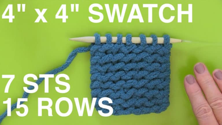 Knitted Pinwheel Square Pattern - Studio Knit