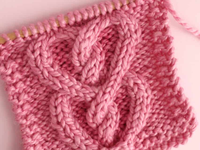 Easy Heart Knitting Pattern in Garter Stitch - Studio Knit