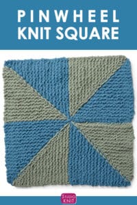 Pinwheel Square (Knitting Pattern) | Studio Knit