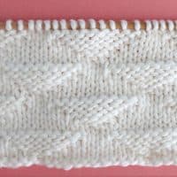 Pique Triangle Stitch (Knitting Pattern) | Studio Knit