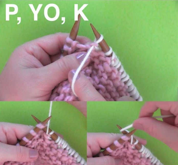 How to Knit a Yarn Over Increase Stitch - Studio Knit