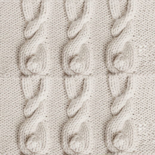 Diamond Hill Loop Celtic Cable Knitting Pattern - Studio Knit