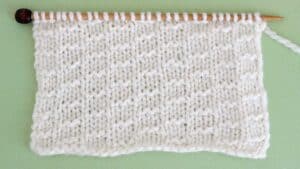Double Fleck Stitch Knitting Pattern for Beginners | Studio Knit