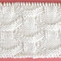 Basket Loop Stitch Knitting Pattern for Beginners | Studio Knit
