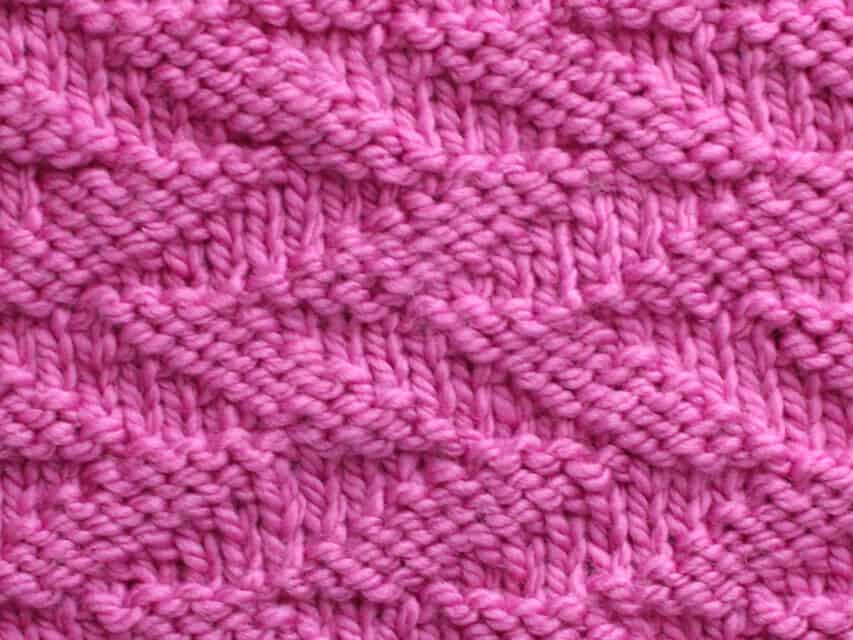 Embossed Leaf Stitch Knitting Pattern for Beginners – Studio Knit