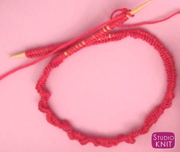 Hair Scrunchies Knitting Pattern with Ruffles - Studio Knit
