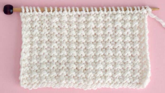 Sand Stitch Knitting Pattern for Beginners | Studio Knit