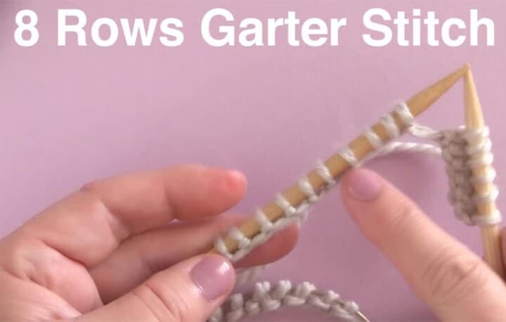 Knitted Blanket in Tumbling Blocks Pattern - Studio Knit