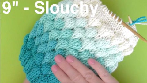 Bubble Beanie Hat Knitting Pattern - Studio Knit