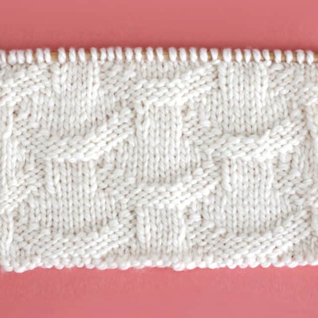 Knitted Basketweave Patterns - Studio Knit