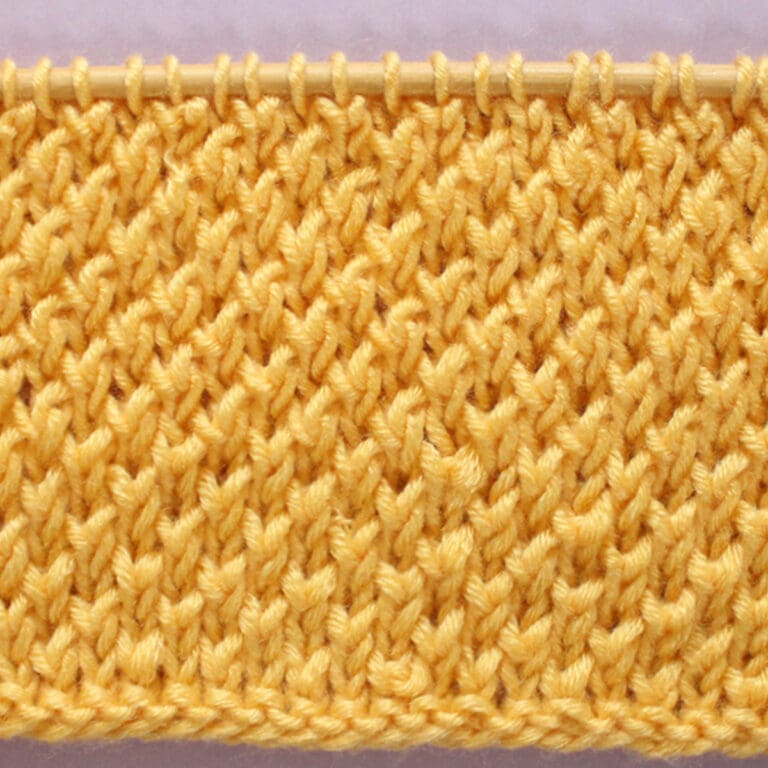 Bee Stitch Brioche Knitting Pattern - Studio Knit