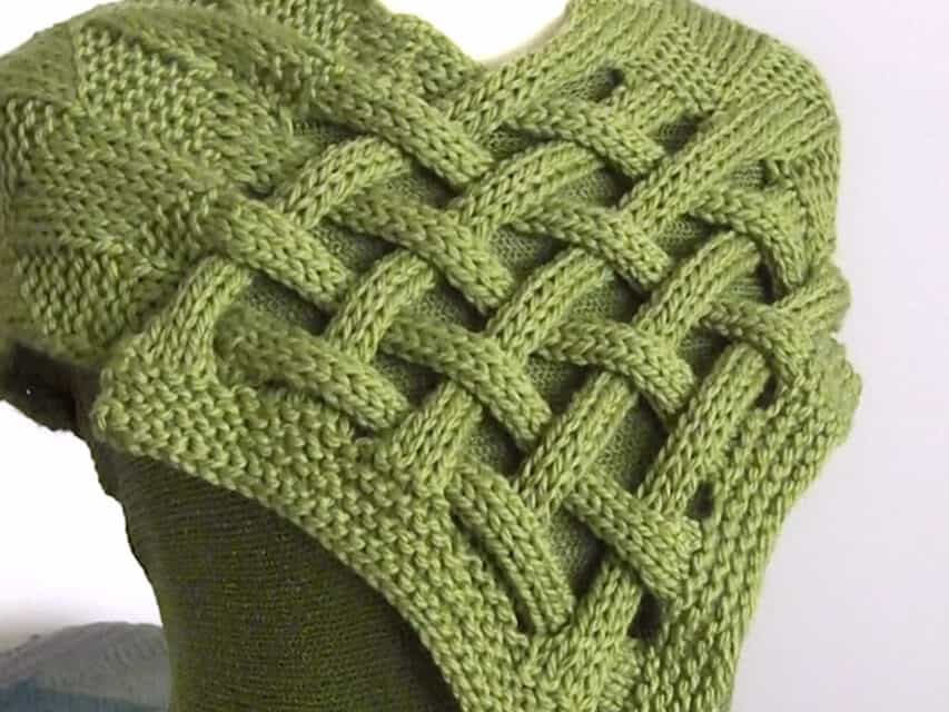 Celtic Cable Saxon Braid Knitting Pattern - Studio Knit