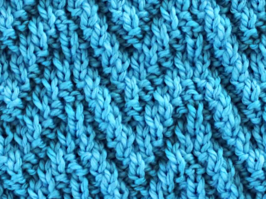 Beaded Rib Stitch Knitting Pattern for Beginners - Studio Knit
