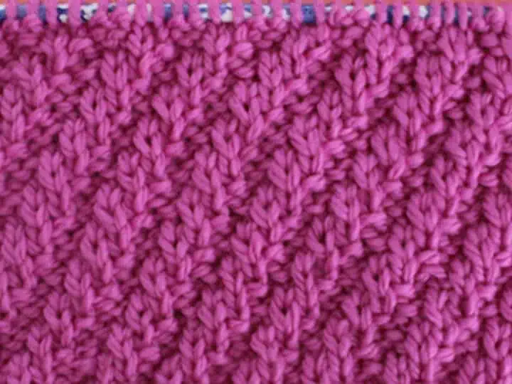 Beaded Rib Stitch Knitting Pattern for Beginners - Studio Knit