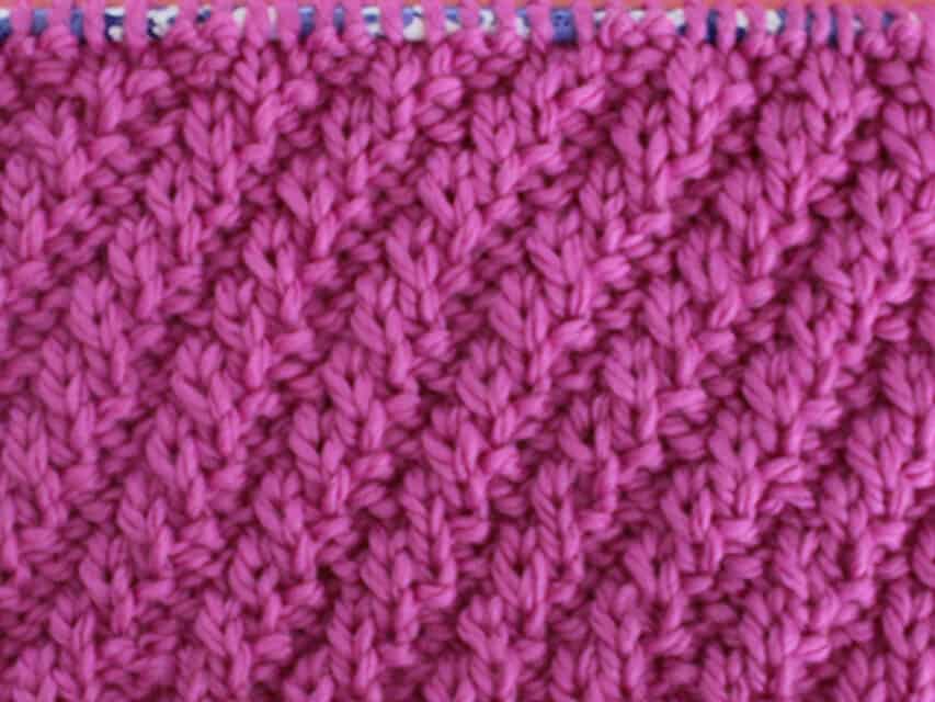 Beaded Rib Stitch Knitting Pattern for Beginners - Studio Knit