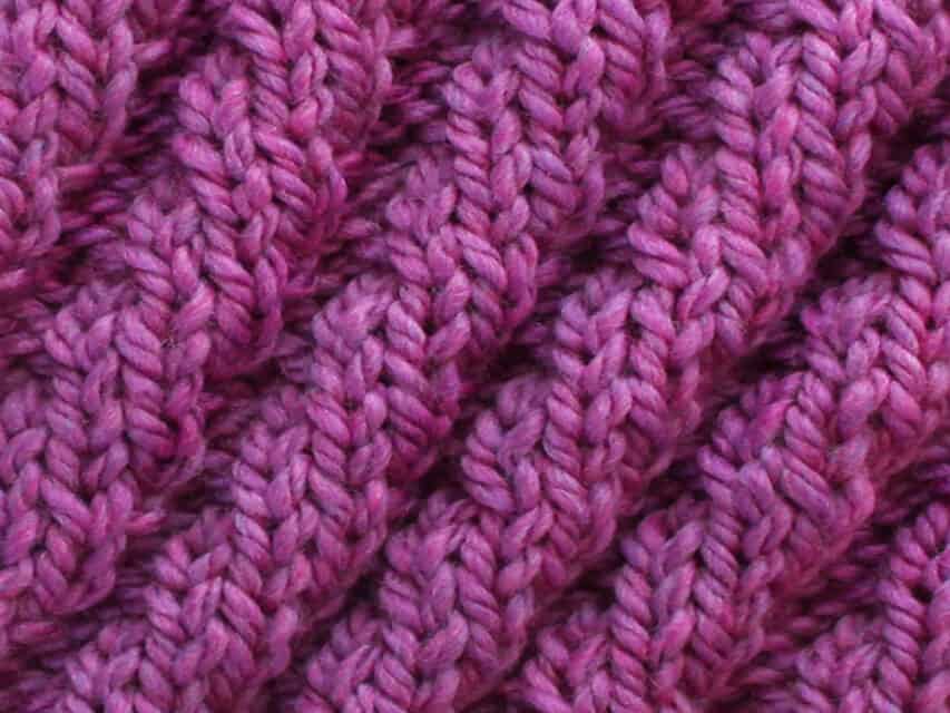 2x2 Rib Stitch Knitting Pattern for Beginners - Studio Knit