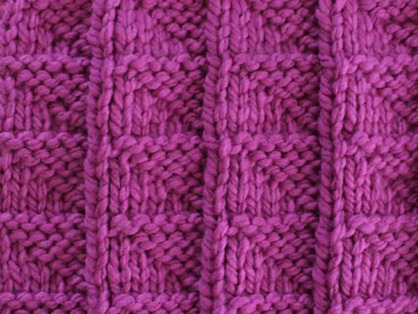 Hurdle Stitch Knitting Pattern for Beginners - Studio Knit