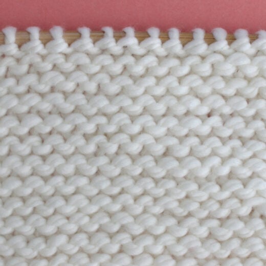 Garter Stitch Knitting Pattern for Beginners - Studio Knit