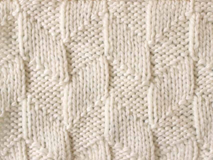 Embossed Leaf Stitch Knitting Pattern for Beginners – Studio Knit