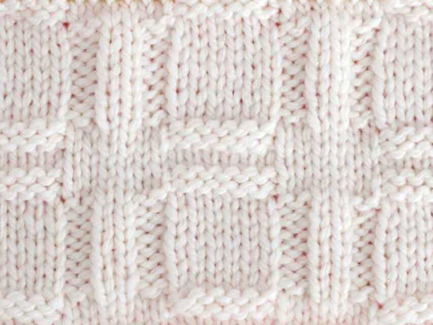 Hurdle Stitch Knitting Pattern for Beginners - Studio Knit