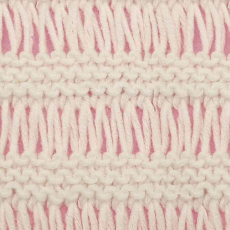Sea Foam Wave Drop Stitch Knitting Pattern - Studio Knit