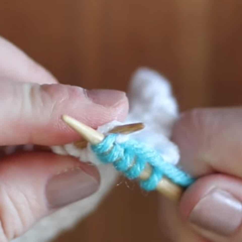 Knit Front and Back Increase Stitch KFB (Knitting Technique) - Studio Knit