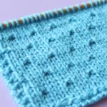 Simple Seed Stitch Knitting Pattern - Studio Knit
