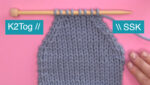 SSK Knitting • Slip Slip Knit Decrease - Studio Knit