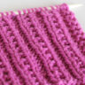 Beaded Rib Stitch Knitting Pattern for Beginners - Studio Knit