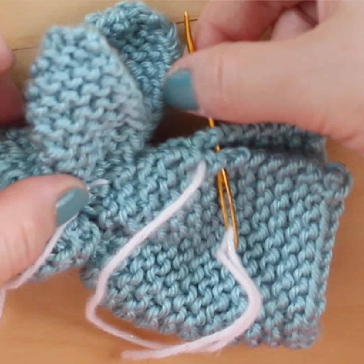 How to Knit a Bunny from a Square - Studio Knit