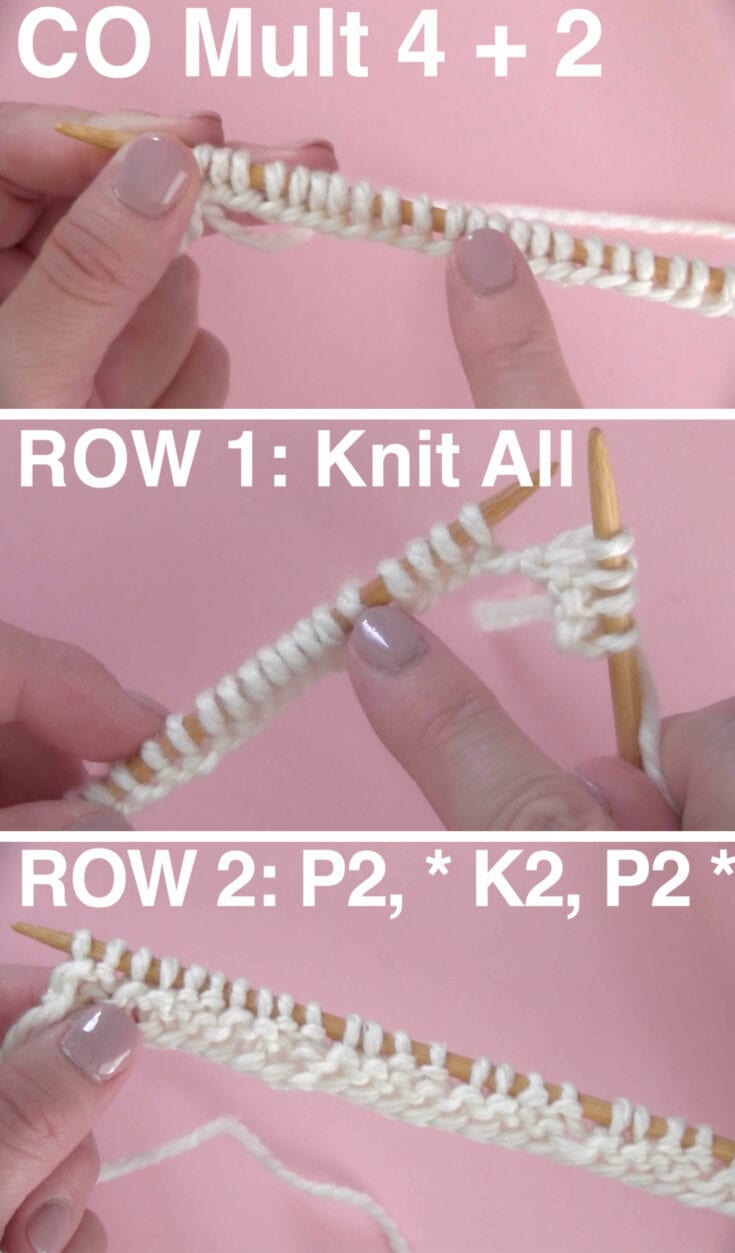 Garter Ribbing Stitch Knitting Pattern - Studio Knit