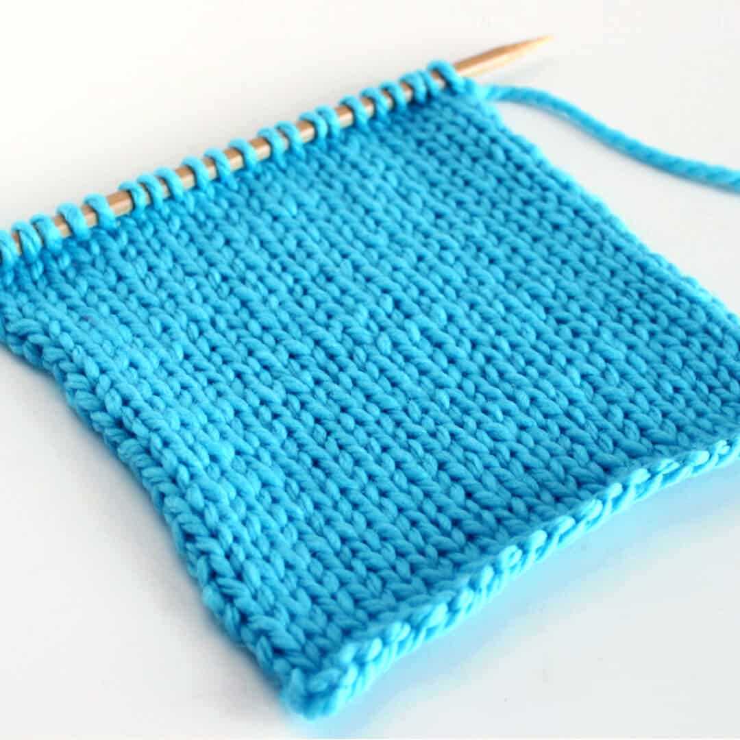 Stockinette Stitch Knitting Pattern for Beginners - Studio Knit