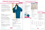 Knit Scarf Pattern in Pennant Pleating Stitch - Studio Knit